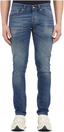 Dondup Homme, Jeans, Bleu, Taille: W30 Jean Slim Fit en Denim