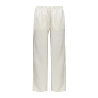 R&oacute;he Weite Satinhose - - Trousers - Damen - Wei&szlig; - XS