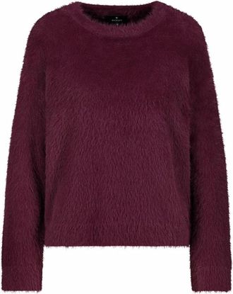 Monari Rundhals-Strickware - - Knitwear - Damen - Lila - 2XL