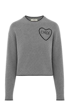 Chlo&eacute; Pull Col Rond - Gris