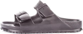 Birkenstock Femme, Chaussures, Noir, Taille: 39 EU Sandales &agrave; logo avec boucles