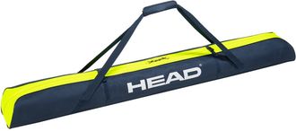 Head Unisex - Adult Double Skibag Skitasche, blau/gelb, 175 cm