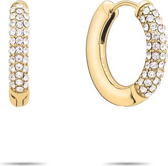 Tamaris Damen Creolen TJ-0671-E-22 aus Edelstahl in IP Gold