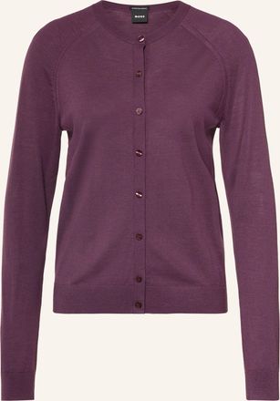 HUGO BOSS Strickjacke Fonami lila