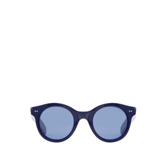 Cutler and Gross Retro Runde Sonnenbrille - - Accessories - Damen - Blau - 47 MM
