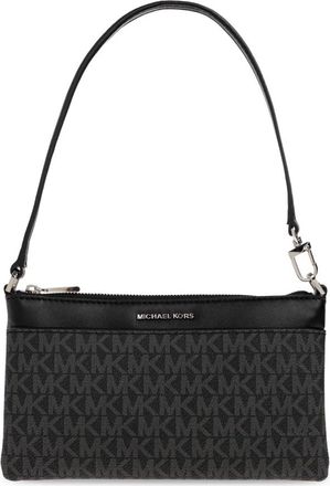 Michael Kors Femme, Sacs, Noir, Taille: ONE Size Jet Set Medium Signature Logo Convertible Wristlet