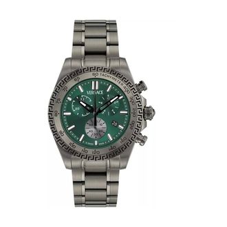 Versace Chronograph Uhr - - Accessories - Herren - Gr&uuml;n - ONE SIZE