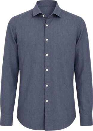 Bastoncino Homme, Chemises, Bleu, Taille: XL B1726/8 Flannel Shirt