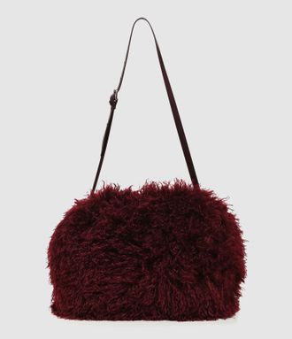 Essentiel Sac Bandouli&egrave;re Katerin Rouge Fonc&eacute;