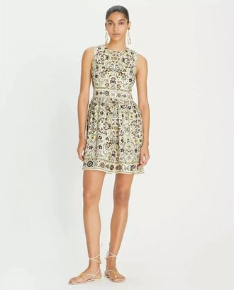 Tory Burch Femme, Robes, Brun, Taille: 36 FR Pisces Dream Patterned Jersey Dress