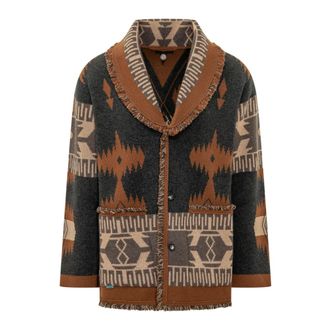 Alanui Icon Jacquard Cardigan - - Knitwear - Herren - Mehrfarbig - S
