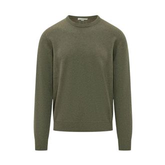 Malo Girocollo Basico ZZ - - Knitwear - Herren - Gr&uuml;n - M