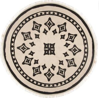 Atmosphera Atmosphera - Teppich Nomade - Baumwolle - D90 cm - Mehrfarbig