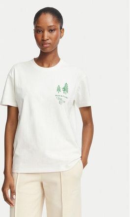 Napapijri T-Shirt Bliss NP0A8AVF Creme Regular Fit