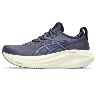 Asics Herren Gel-Nimbus 27 Laufschuh, Indigo Fog/Denim Blue, 46.5 EU Wide