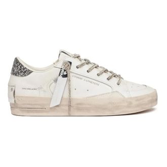 Crime London Femme, Chaussures, Blanc, Taille: 38 EU SK8 Deluxe Baskets