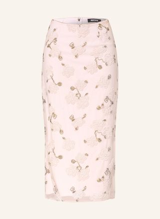 Rotate Rotate Mesh-Rock Mit Schmucksteinen rosa