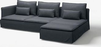 IKEA S&Ouml;DERHAMN 4er-Sofa mit R&eacute;camiere
