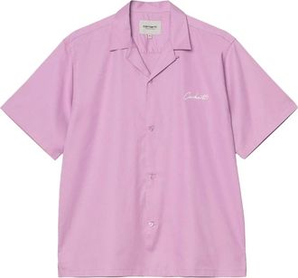 Carhartt Work in Progress Homme, Chemises, Violet, Taille: XL S/S Delray Shirt