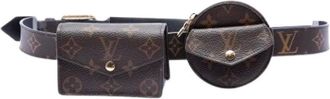 Louis Vuitton Pre-owned Daily Multi Pocket Belt - Femme - Pre-owned - Brun - Taille: ONE Size