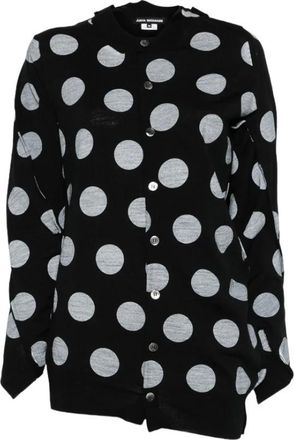 Junya Watanabe Femme, Pulls, Noir, Taille: 40 FR Polka Dot Cardigan