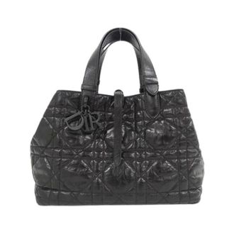 Dior Pre-owned Cuir sacs-dior - Femme - Pre-owned - Noir - Taille: ONE Size