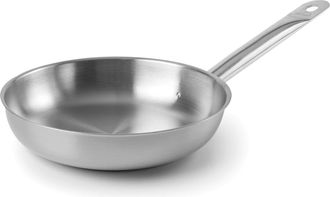 Lacor 51628 Pfanne mit Sandwich Boden 28 cm, silber