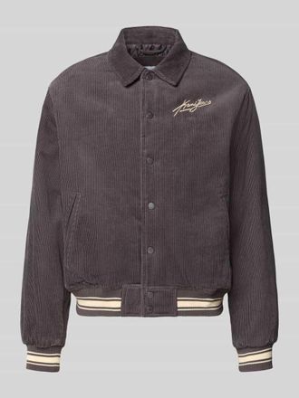 Karl Kani College-Jacke aus Cord mit Label-Stitching