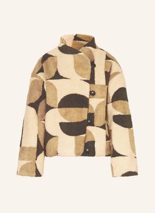 BA&SH Ba&Sh Teddyfell-Jacke Futura beige