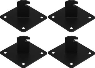 Valiclud NOLITOY 4 Metall Gitterwandhalterungen aus Metall f&uuml;r Garderoben und Lagerregale Universelle Wandhalterungen f&uuml;r B&uuml;ro und Einzelhandelsorganisation Ro