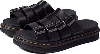 Dr. Martens Sandales &agrave; brides pour homme, Black Brando, 45 EU