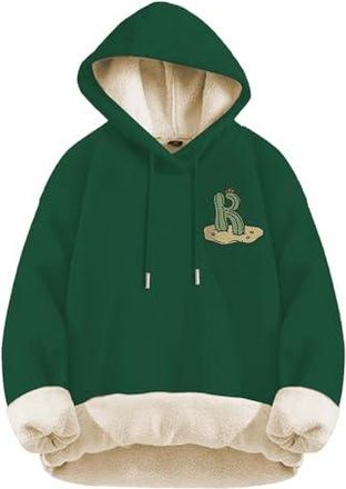 Generic Sweat à capuche en peluche pour homme - Confortable et moelleux - Sweat américain pour homme - Hiver - Velours épais - Chaud et résistant au froid - P