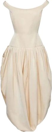 Magda Butrym Damen, Kleider, Beige, XSGr&ouml;&szlig;e