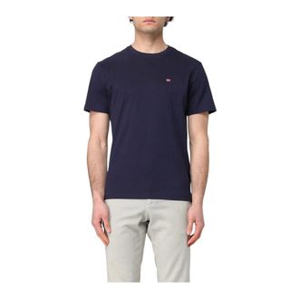 Napapijri Homme, Tops, Bleu, Taille: L Crew Neck Short Sleeve Tee