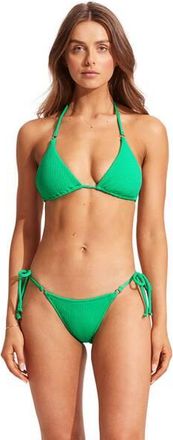 Seafolly Damen Bikinihose Sea Dive Tie Side Rio Pant