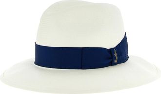 Borsalino Homme, Accessoires, Blanc, Taille: 56 CM Amedeo Panama Hat