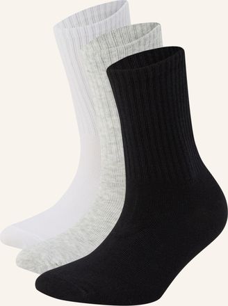SKIMS Skims 3er-Pack Socken Sport weiss