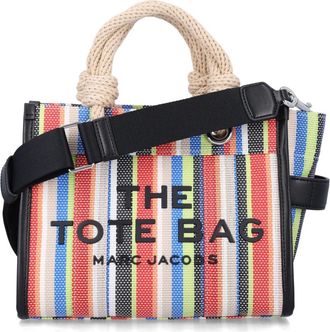 Marc Jacobs Femme, Sacs, Multicolore, Taille: ONE Size Stripe Mesh Small Tote Bag
