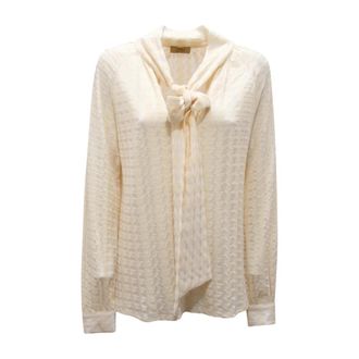 PHO Firenze Blusa WO Strickbluse 4322144 - - Blouses & Shirts - Damen - Wei&szlig; - S