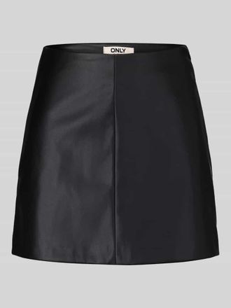 Only Regular Fit Mini-Rock in Leder-Optik Modell NIELLA
