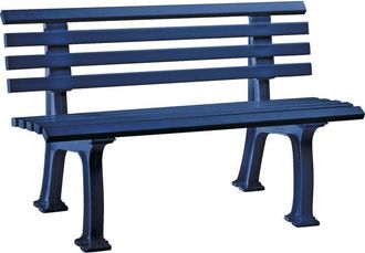 Blome Blome - Banc dext&eacute;rieur en plastique, &agrave; 9 lames, largeur 1200