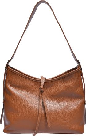 Anna Luchini Braun Rindsledertasche