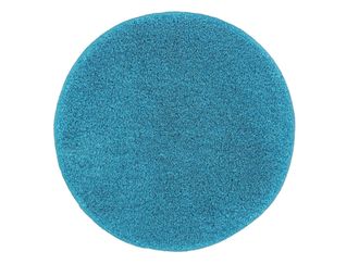 Kleine Wolke 5405663521 Badteppich Relax, 100 cm rund, Pazifik Blau