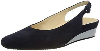 Hassia Femme Cannes Sandale cale, Bleu océan, 36 EU Large