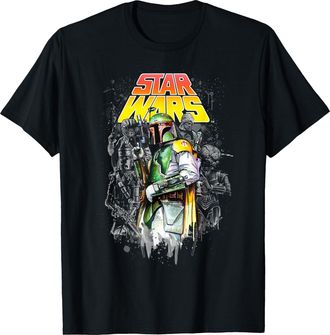 Star Wars Grafik-T-Shirt mit Boba Fett und den Kopfgeldj&auml;gern T-Shirt