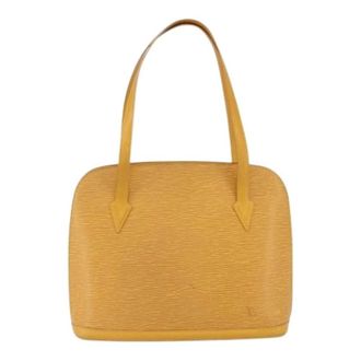 Louis Vuitton Sac &agrave; main vintage en cuir Pre-owned - Femme - Pre-owned - Jaune - Taille: ONE Size