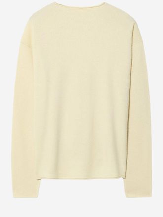 Guest In Residence Womens Cashmere Sweater Cream