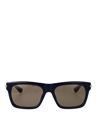 Alexander McQueen Lunettes De Soleil - Bleu