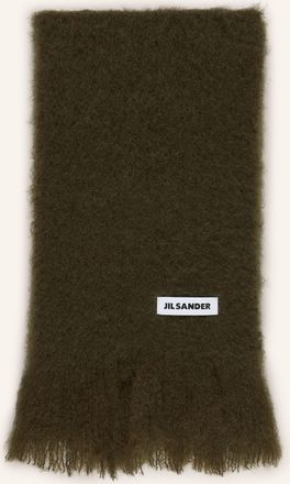 Jil Sander Schal Mit Mohair gruen