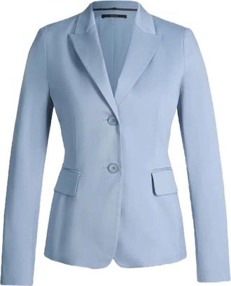 Windsor Femme, Vestes, Bleu, Taille: 38 FR Blazer crois&eacute; slim